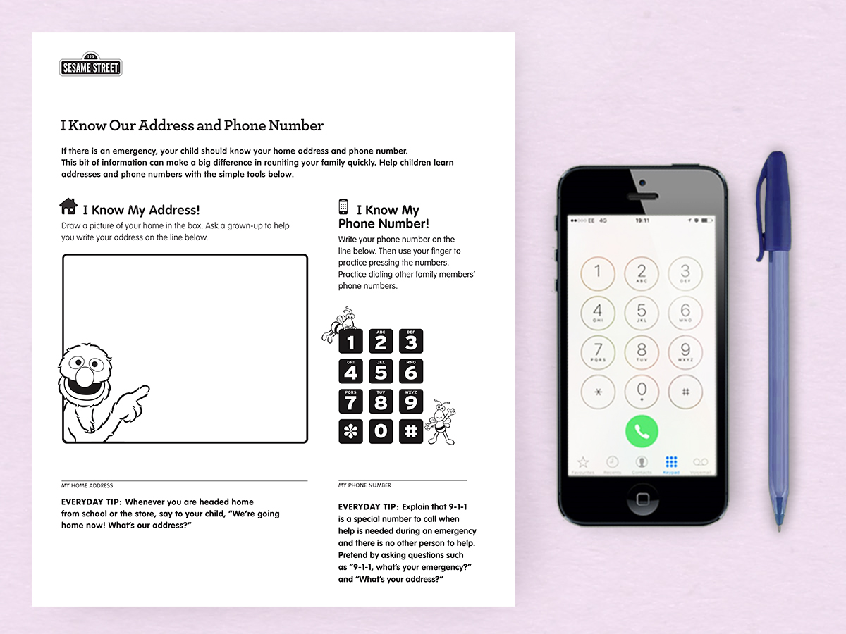 I Know Our Address & Phone Number - Sesame Workshop