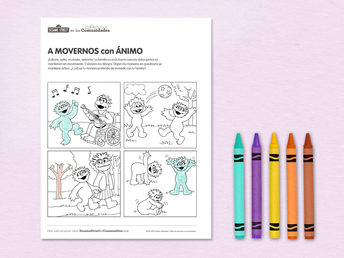 A movernos con ánimo - Sesame Workshop