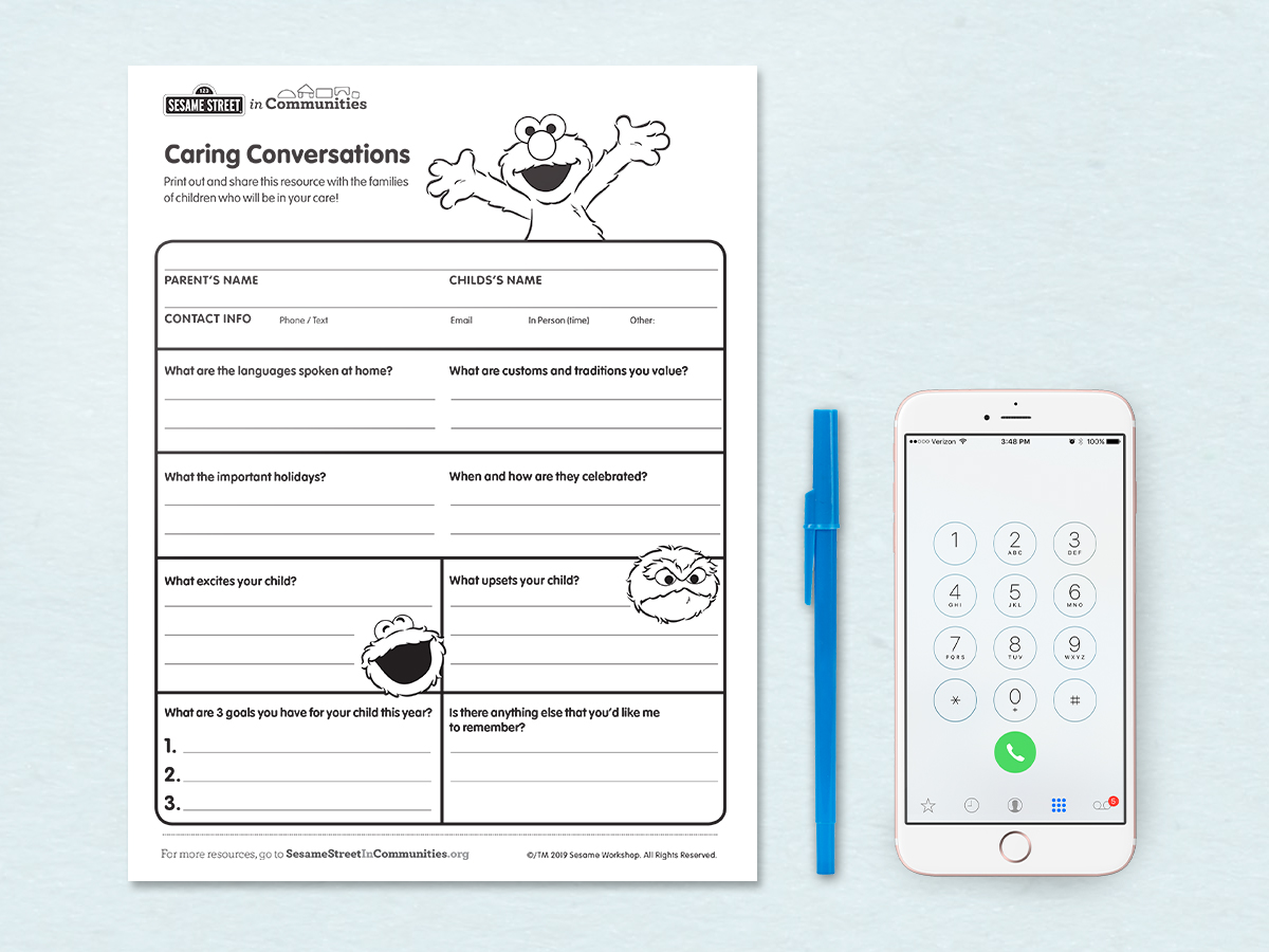 Caring Conversations - Sesame Workshop