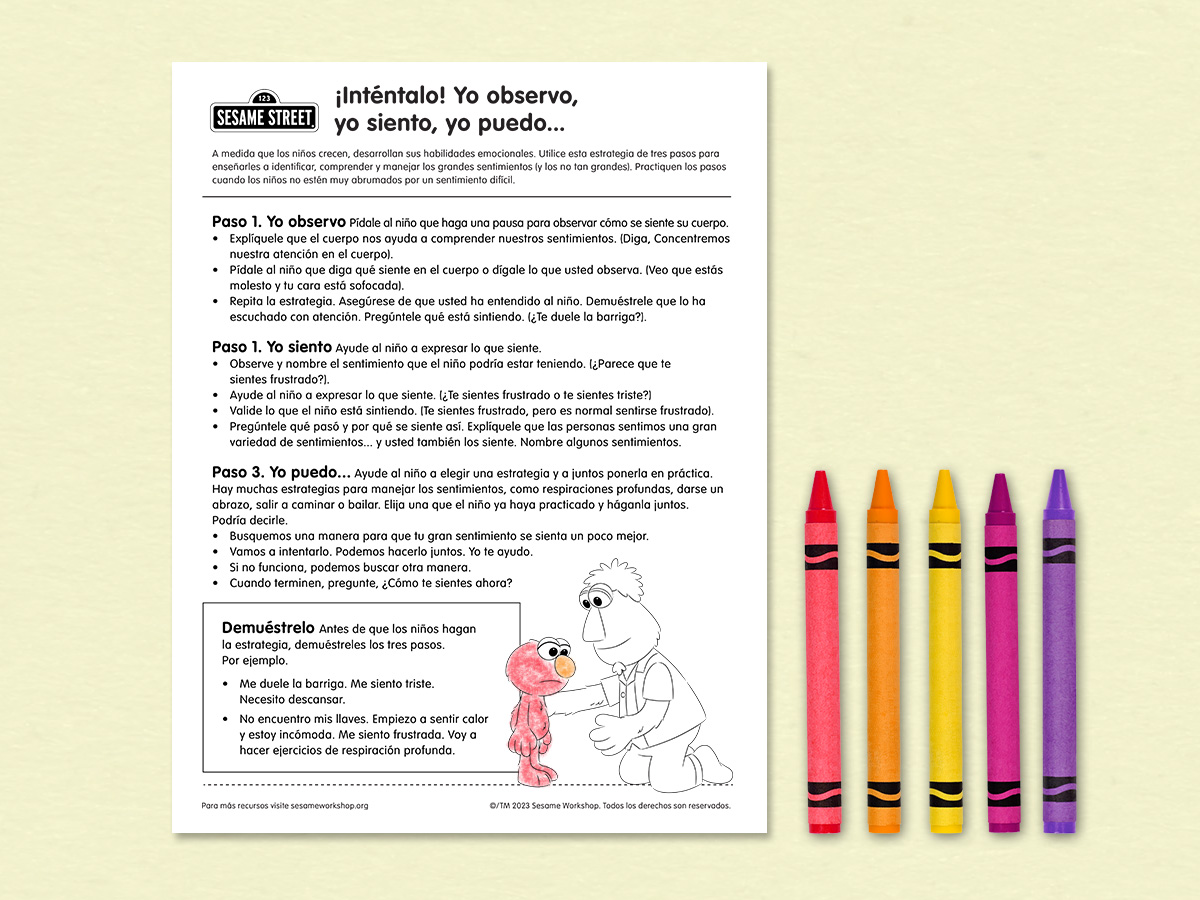 ¡Inténtalo! Yo observo, yo siento, yo puedo - Sesame Workshop