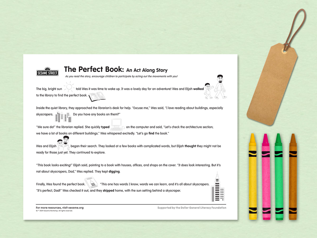 The Perfect Book: An Act Along Story - Sesame Workshop