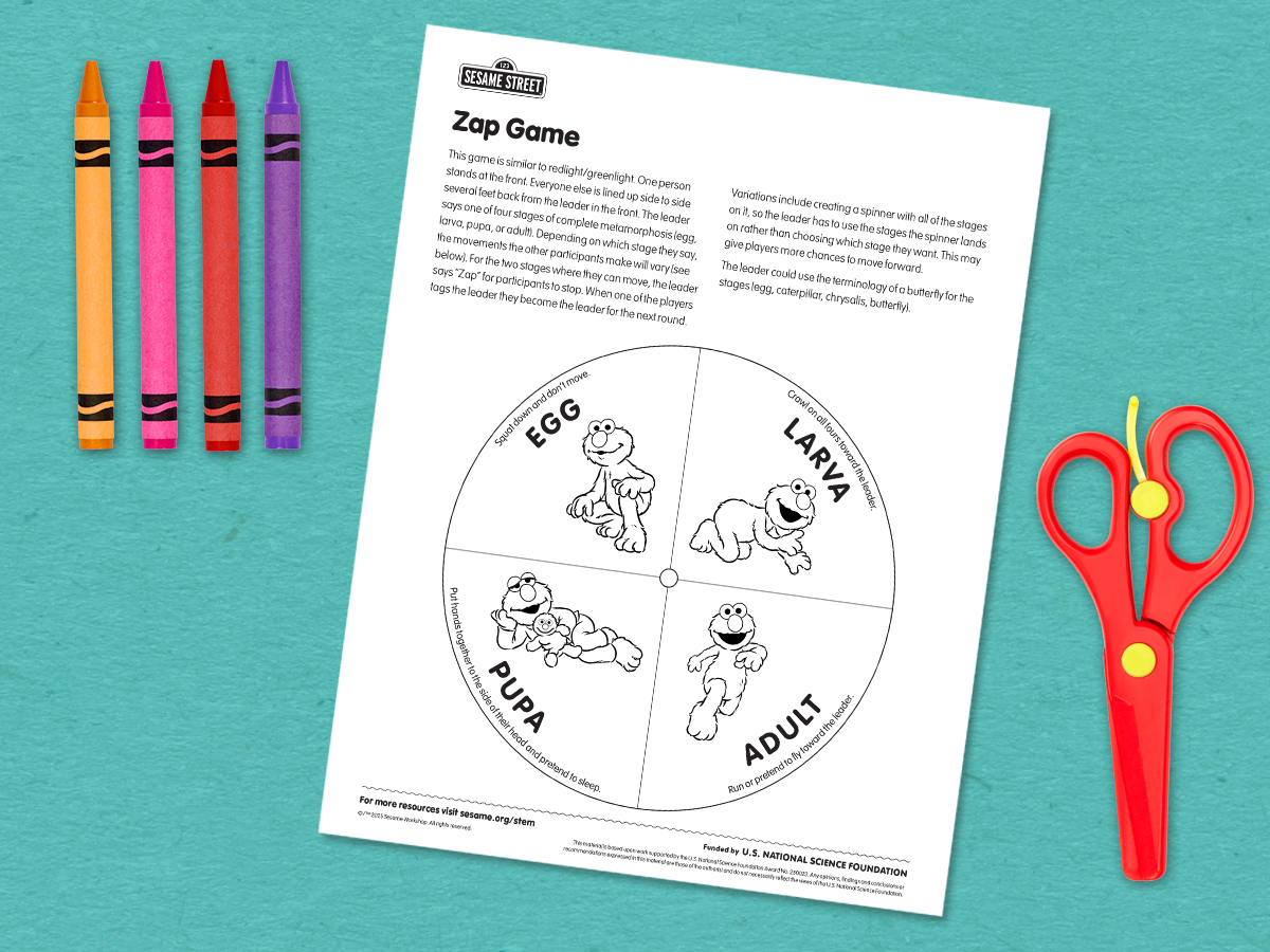 Zap Game - Sesame Workshop