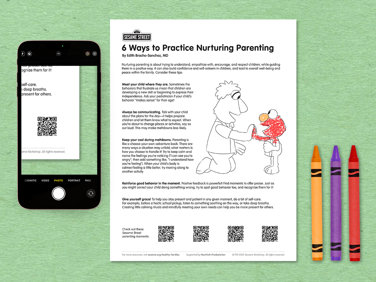 6 Ways to Practice Nurturing Parenting - Sesame Workshop