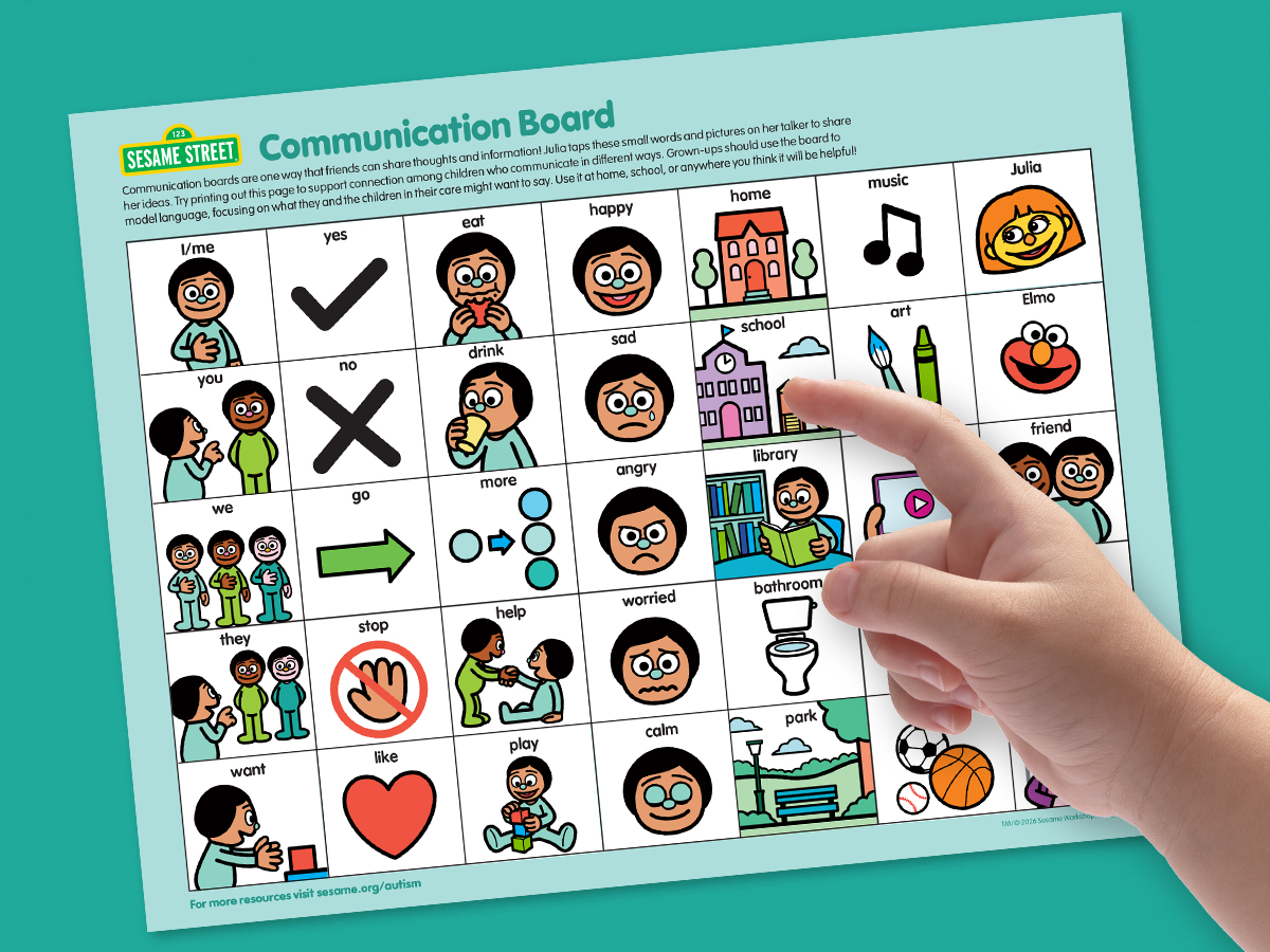 Sesame Street Communication Board - Sesame Workshop
