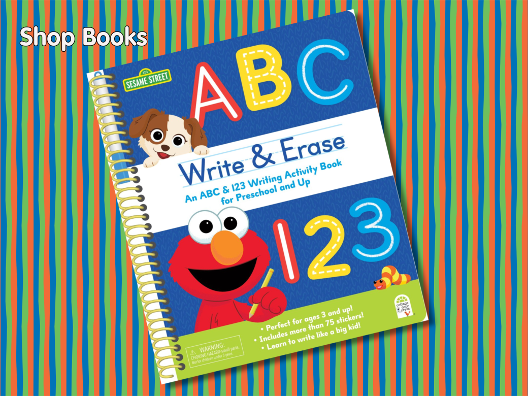 Write & Erase Activity Book - Sesame Workshop